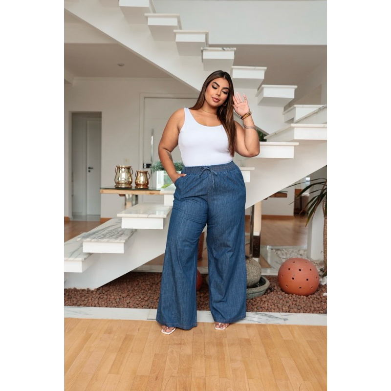 calça Feminina Pantola PLUS SIZE | Shopee Brasil