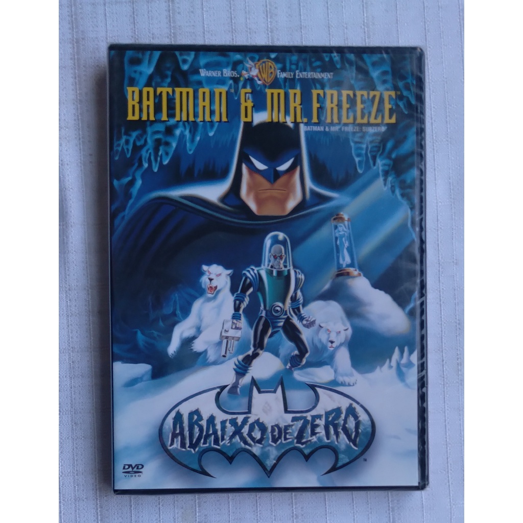 Dvd Batman & Mr. Freeze - Abaixo de Zero (LACRADO - original) | Shopee ...