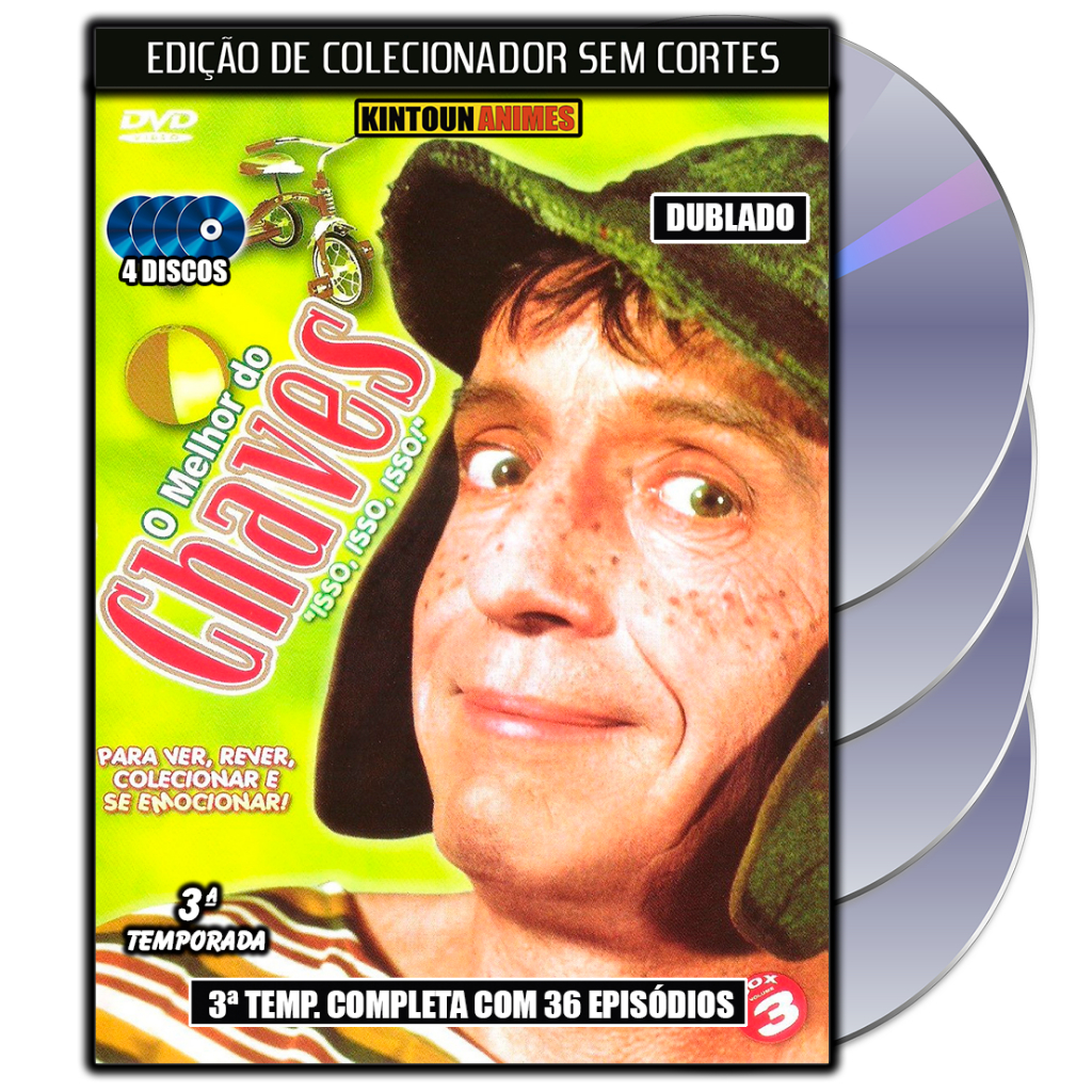 Chaves 3ª Temporada Completa E Dublada Em Dvd | Shopee Brasil