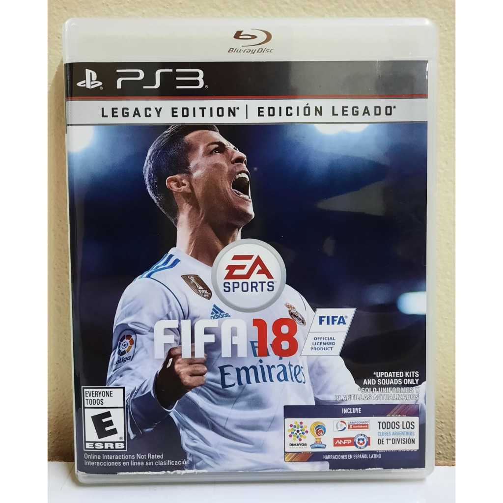 Fifa 18 Standard - Ps3 Físico | Shopee Brasil