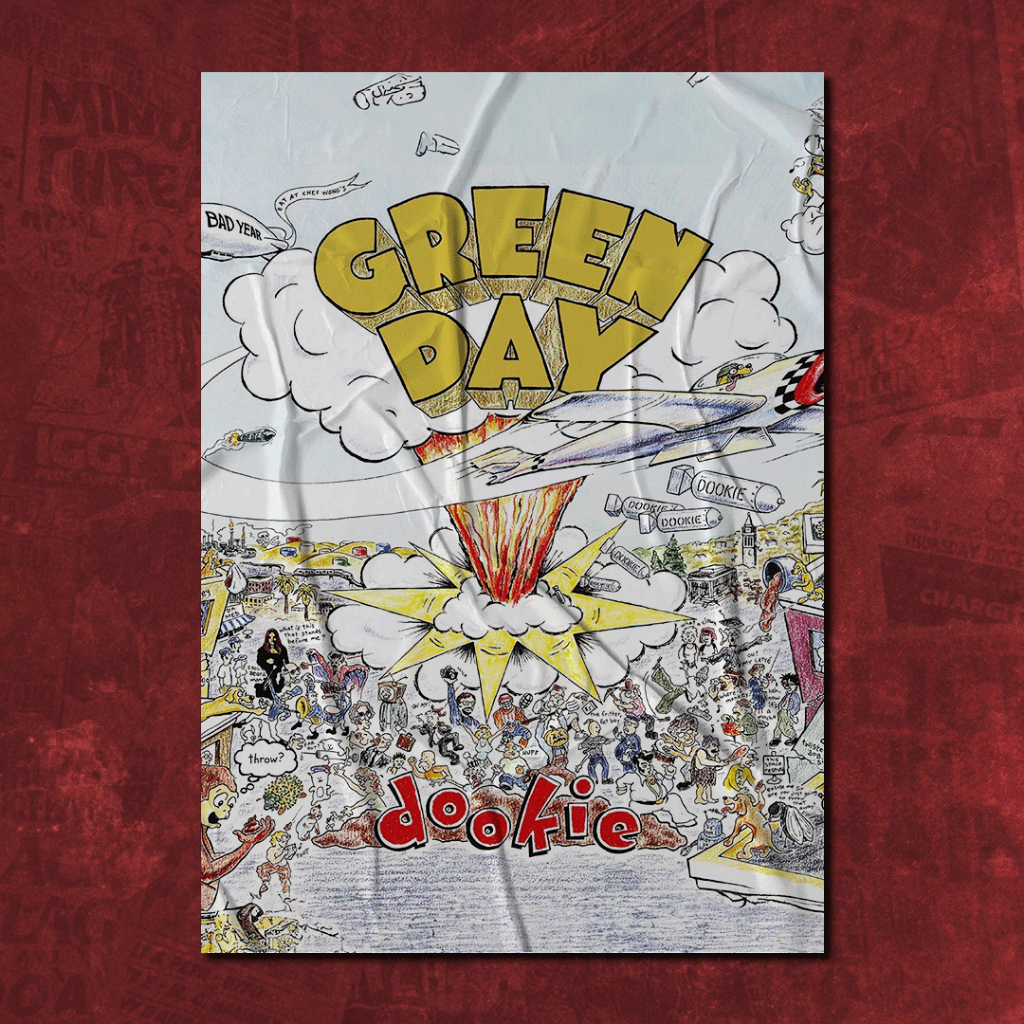 Poster Green Day Dookie Punk Rock Tamanho A3 | Shopee Brasil
