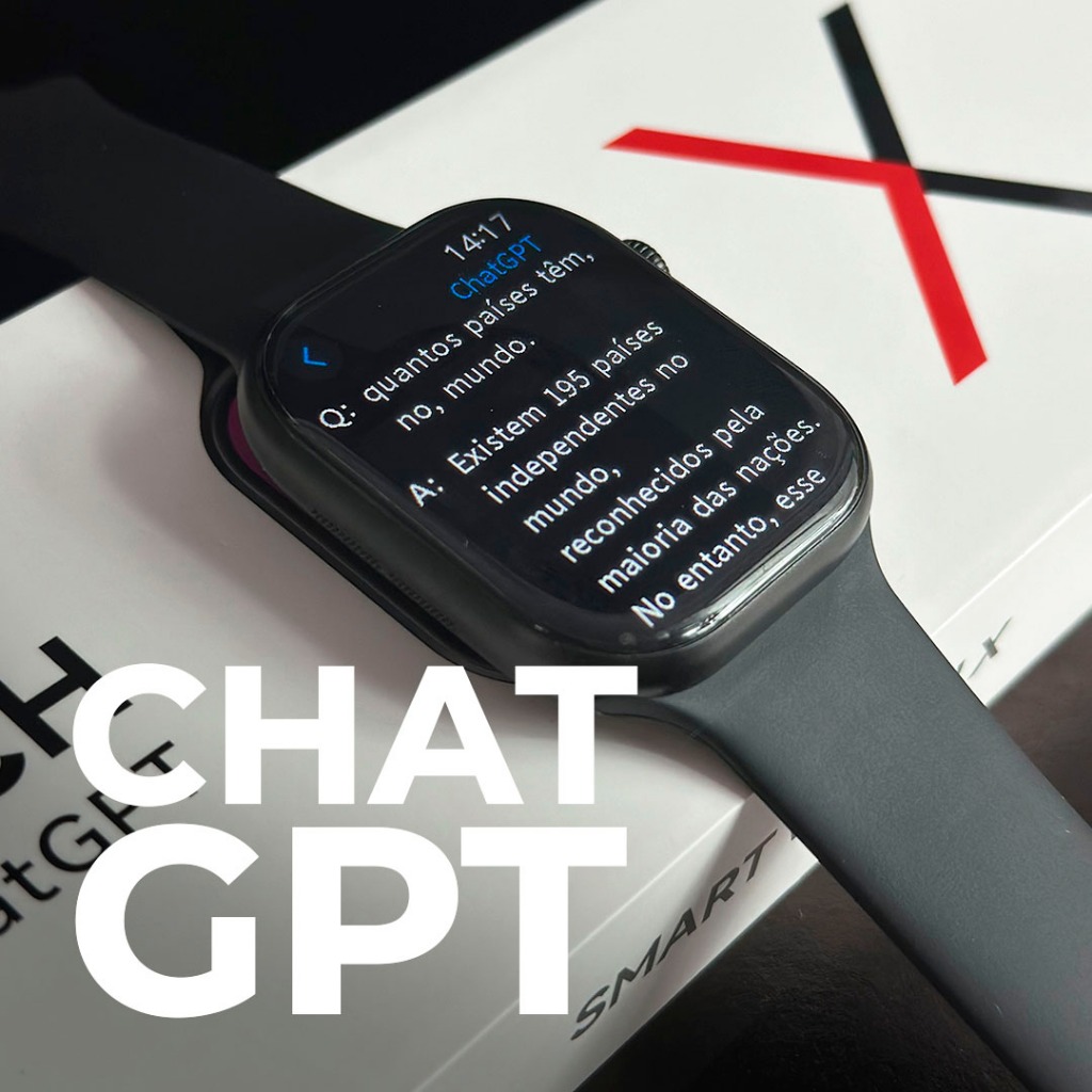 Relógio Smartwatch W10 Chat gbt - Memoria 1 gb - modo esporte - ciclo ...