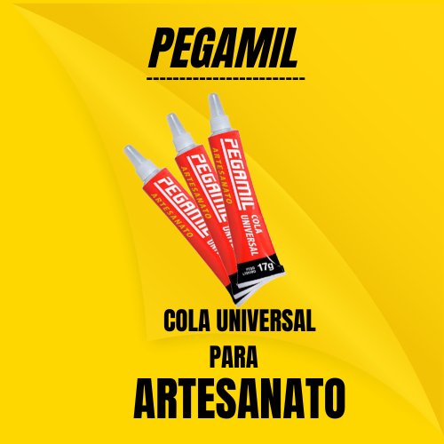 Cola Universal Pegamil 17g para artesanato (Atacado) | Shopee Brasil