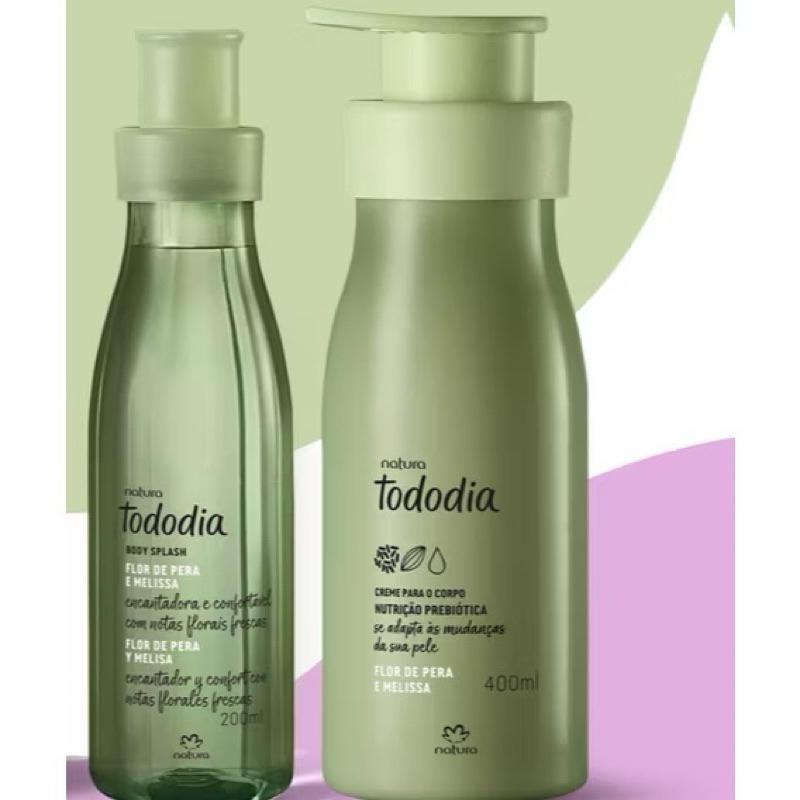 Natura Tododia Kit Flor de Pera e Melissa - Hidratante e Body Splash | Shopee Brasil