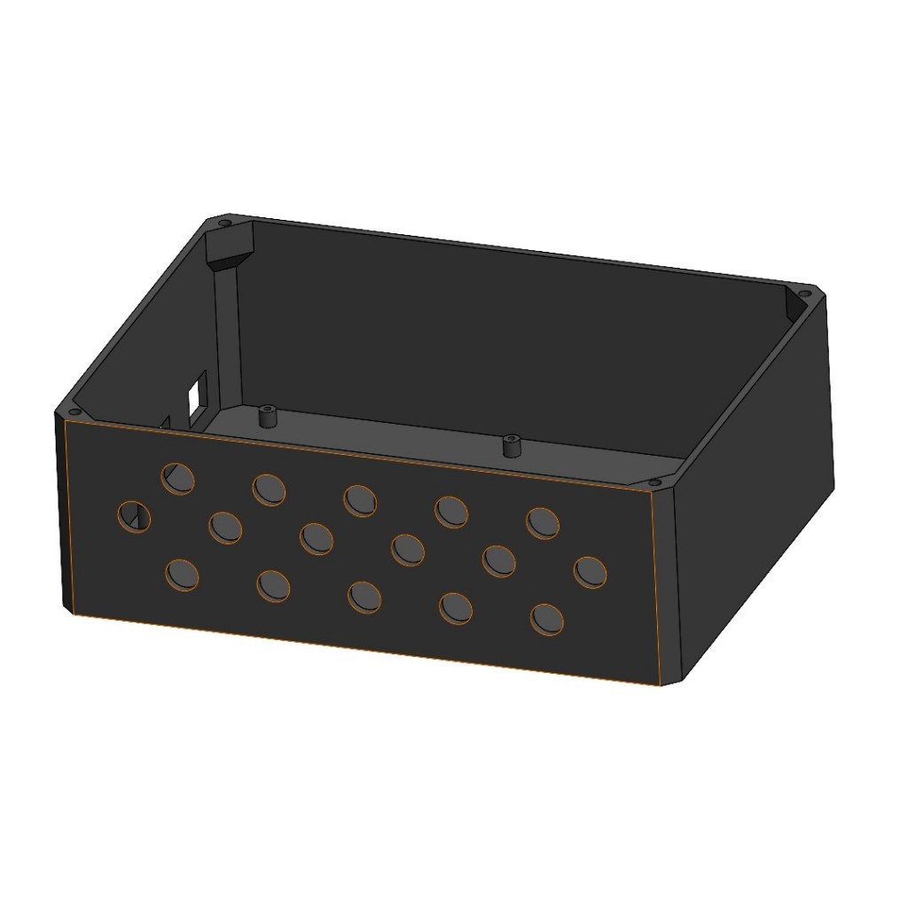 CASE PARA ARDUINO MEGA 2560 (BATERIA ELETRÔNICA) COM ABERTURA PARA TELA ...