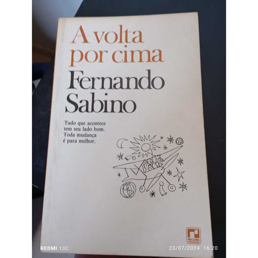A volta por cima - Fernando Sabino | Shopee Brasil
