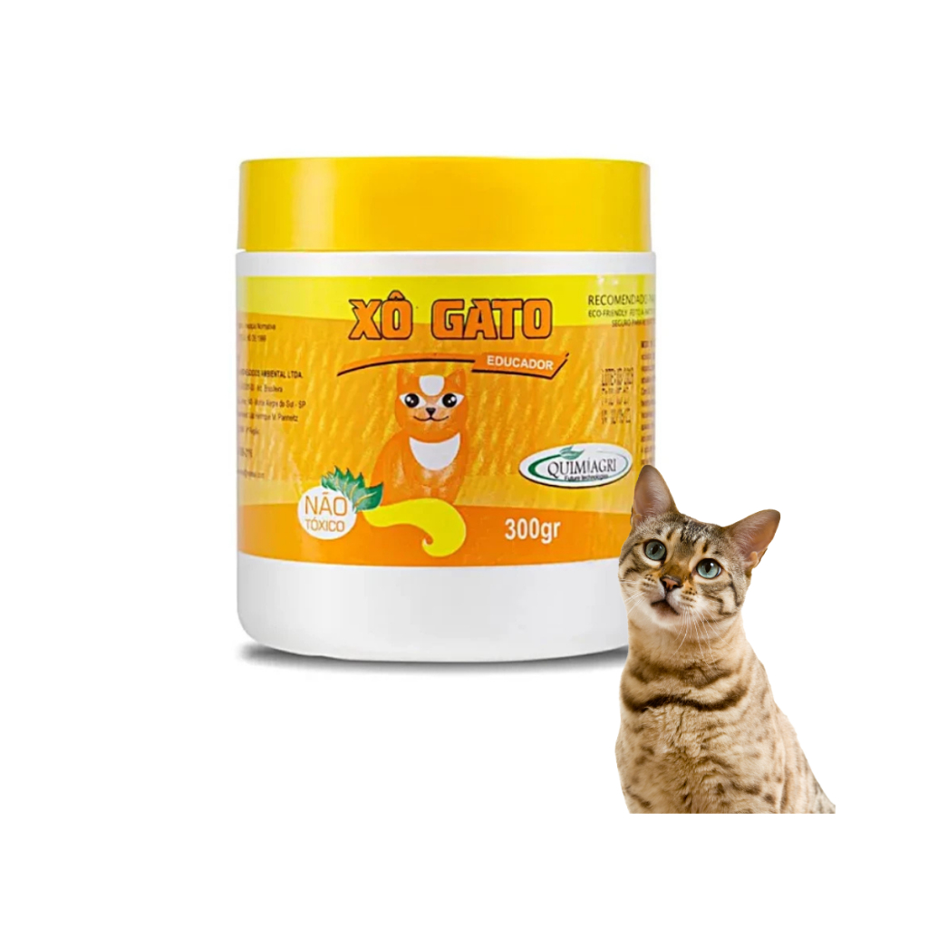 Xo Gato Granulado Repelente 300g Espanta Gato | Shopee Brasil