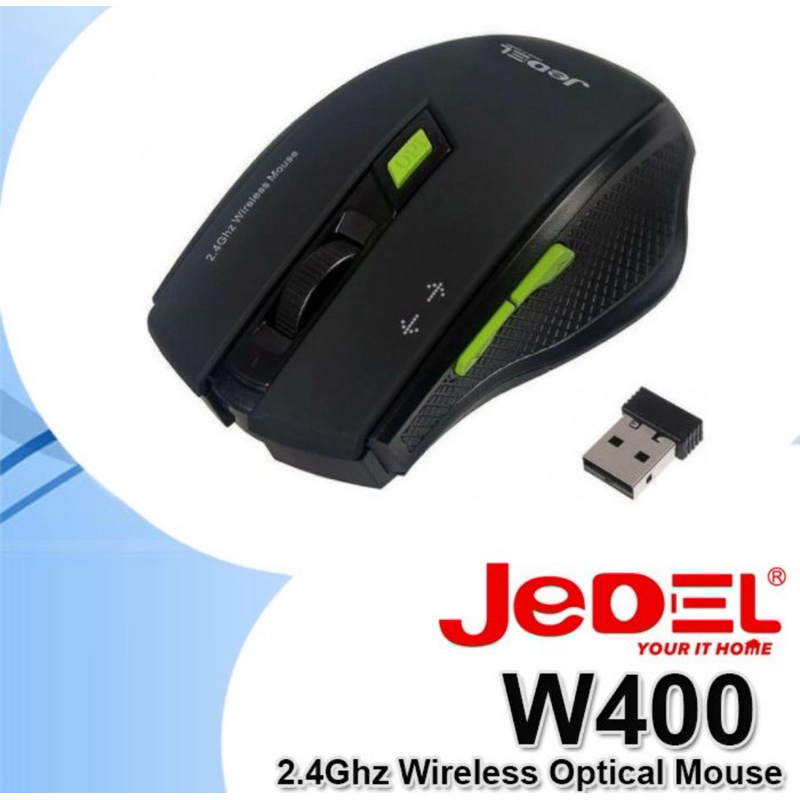 Mouse Jedel Je-W400 Gaming | Shopee Brasil