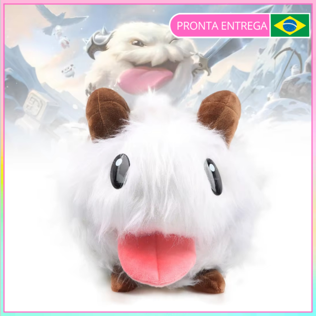 Poro LOL Pelúcia Jogo League of Legends ARAM 25cm | Shopee Brasil