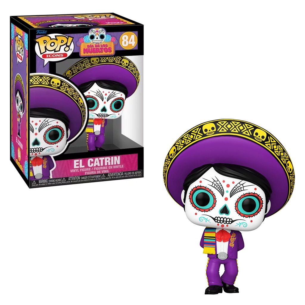 FUNKO POP ICONS DIA DE LOS MUERTOS - EL CATRIN 84 | Shopee Brasil