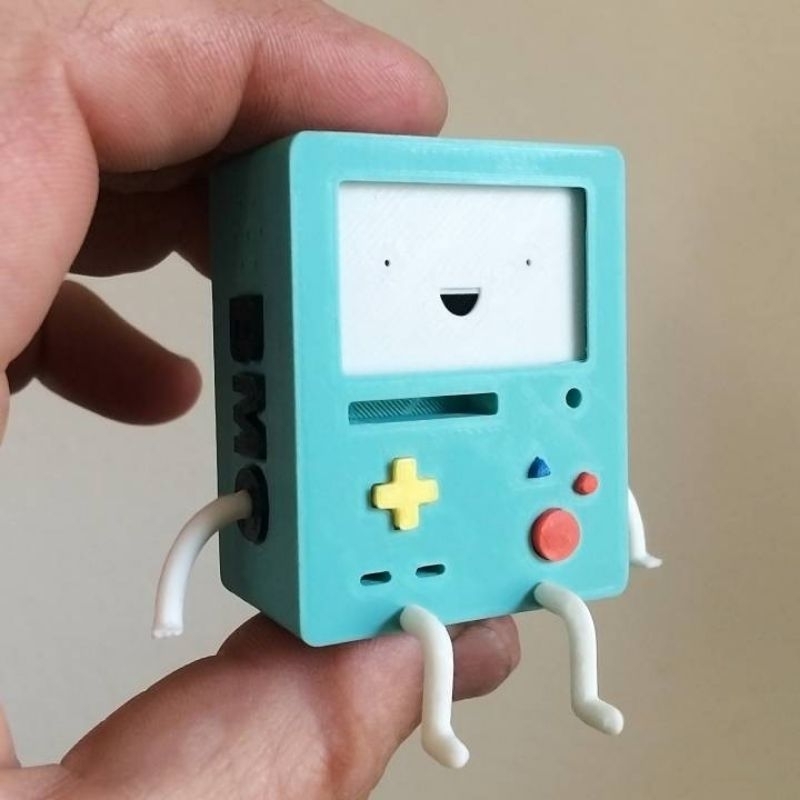 action figure Hora da aventura personagem BMO sentado em 15cm | Shopee ...