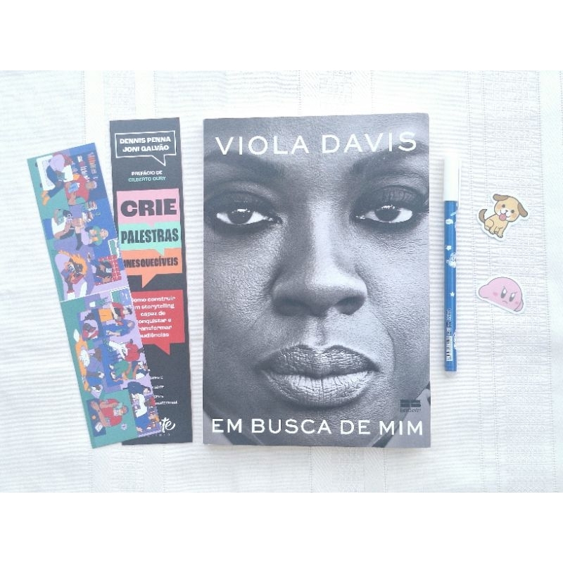 Kit livro Em busca de mim - Viola Davis | Shopee Brasil