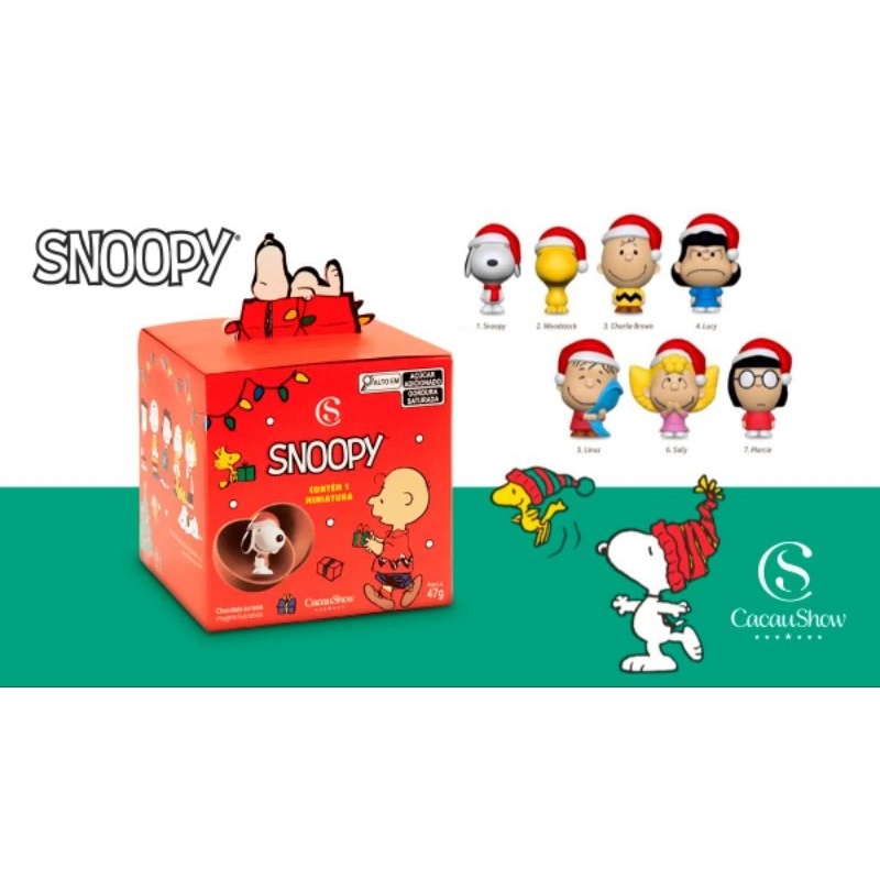 Miniatura Gogos Peanuts Snoopy Cacau Show Original 2024 | Shopee Brasil