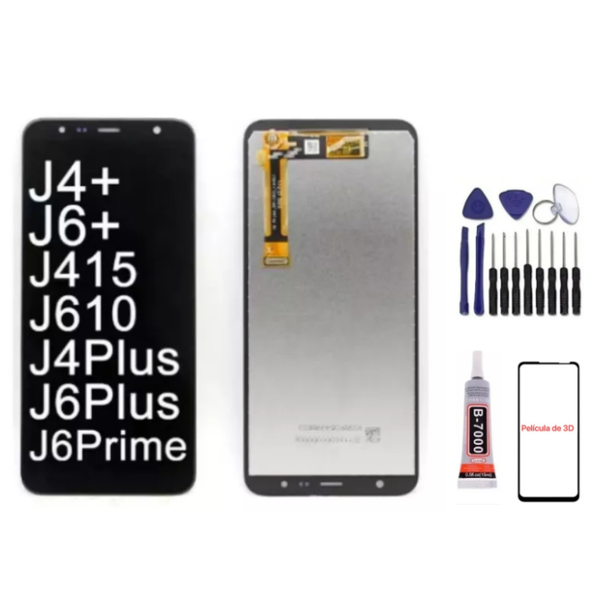 Frontal Touch Lcd Display Tela Compatível Galaxy J4 Plus J6 Plus J4 ...