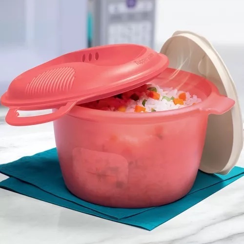 Tupperware Micro Arroz 2,2 litros Coral | Shopee Brasil