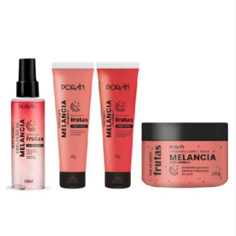 Kit Cuidado Corporal - Sabonete Liquido - Body Splash de Melancia ...