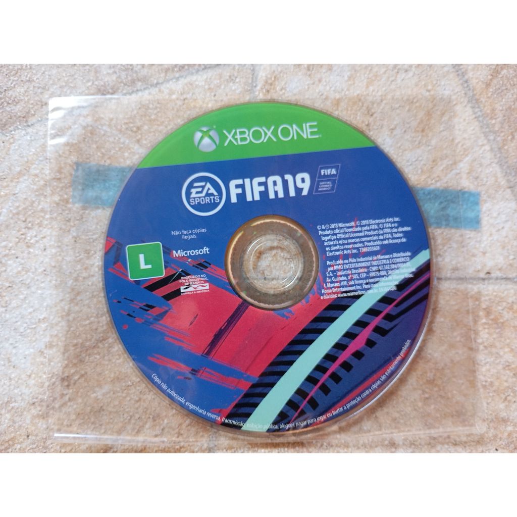 Jogo FIFA 19 original xbox one ( só o disco ) | Shopee Brasil