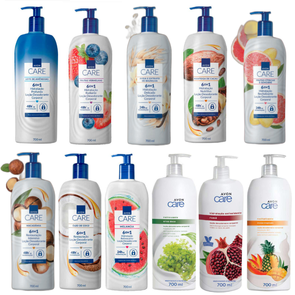 Loção corporal creme hidratante Avon Care 700ml | Shopee Brasil