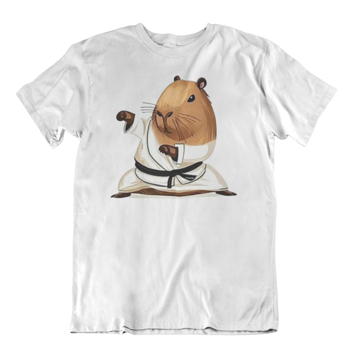Camiseta Capivara Judô/Jiu Jitsu Oss Fofa Unissex Capybara Camisa 100% ...