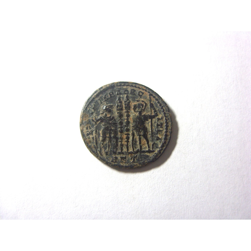 Bela Moeda Imperio Romano - Constâncio II 337-361 d. C. Legionarios ...