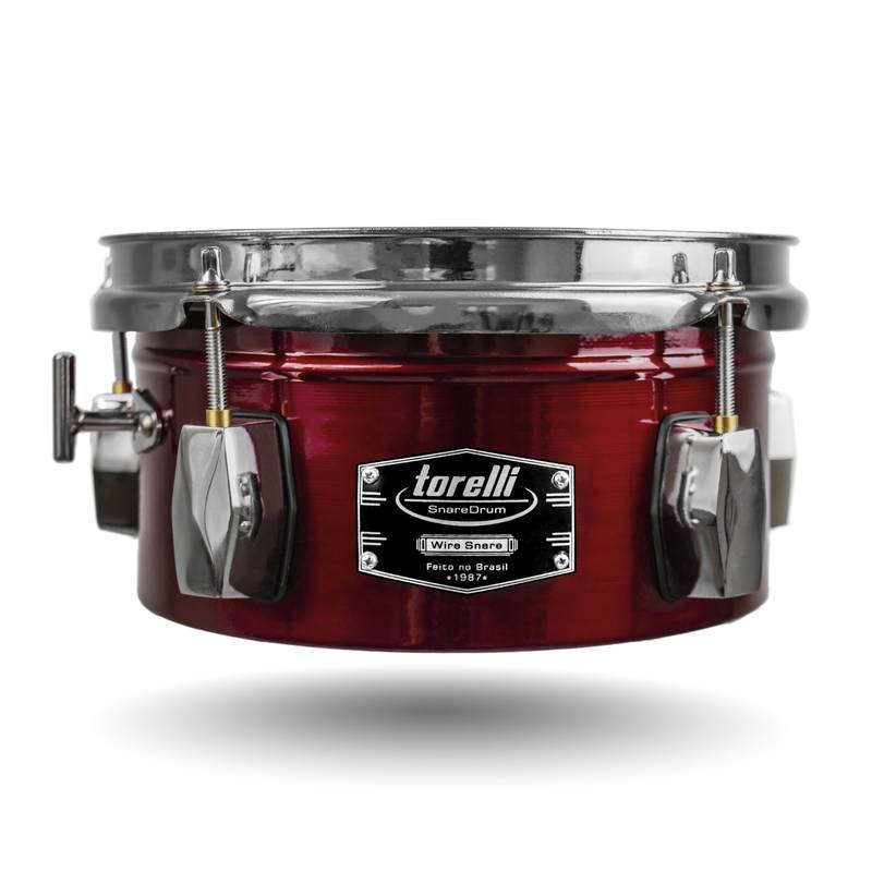 TIMBALITO EM ACO C/ CHAVE DE ATIVACAO DE ESTEIRA (VM) WIRE SNARE 8'' x4 ...