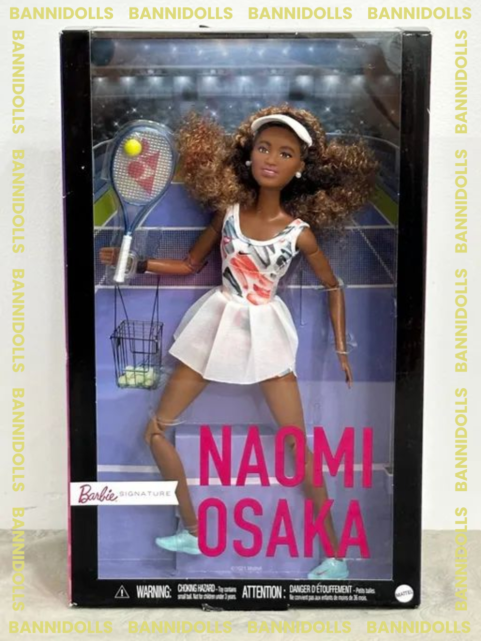 Boneca Barbie Naomi Osaka Collector (Articulada Made To Move Negra ...