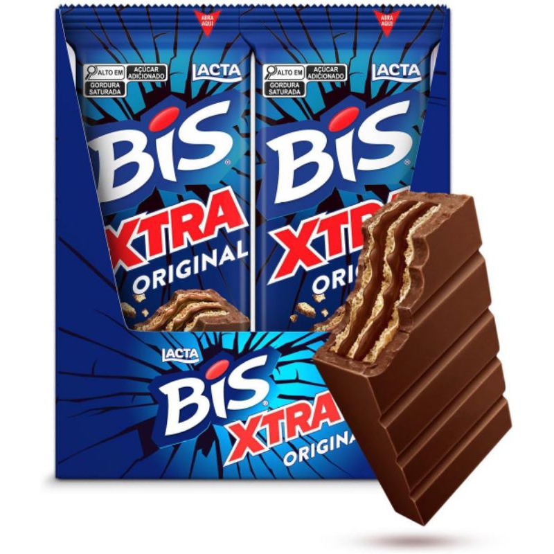 Kit 10 Barras Chocolate Bis Xtra Oreo 45g Cada - Lacta | Shopee Brasil