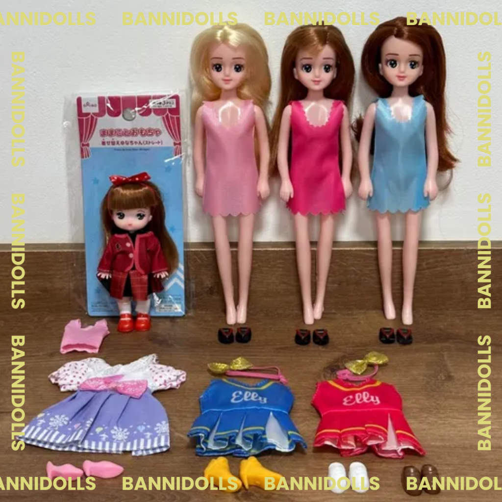 Lote Bonecas Elly Chan Daiso Japonesa tipo Licca-chan | Shopee Brasil