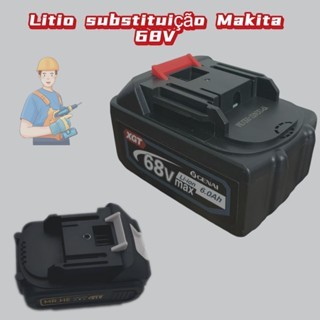 68v Bateria Li-inon 1500mah Makita Motosserra Parafuradeira | Shopee Brasil