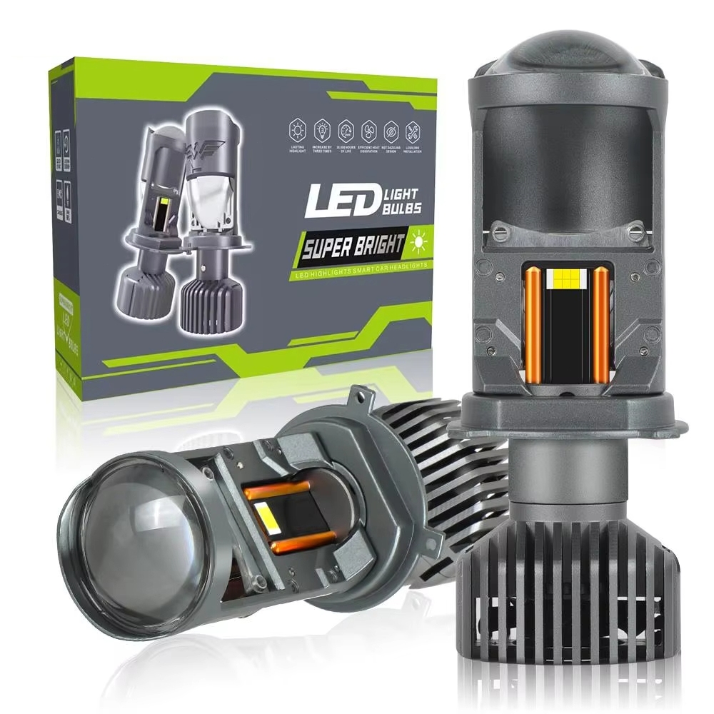 Par Ultra Led Lampada Mini H4 Projetor 20000lm 160W Hi/Lo De Farol canbus 6000k para Car/Motor ...