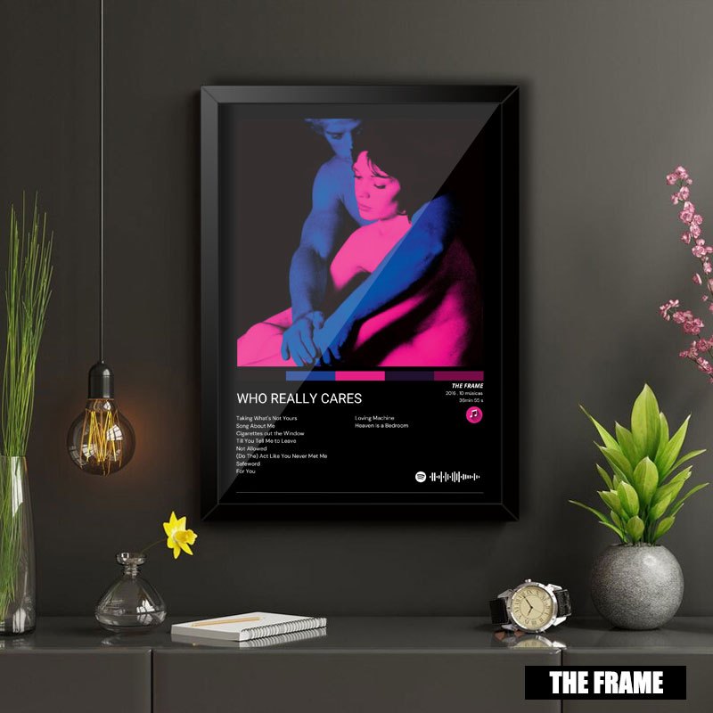 Quadro Decorativo Spotify Album Who Really Cares Tv Girl | Shopee Brasil