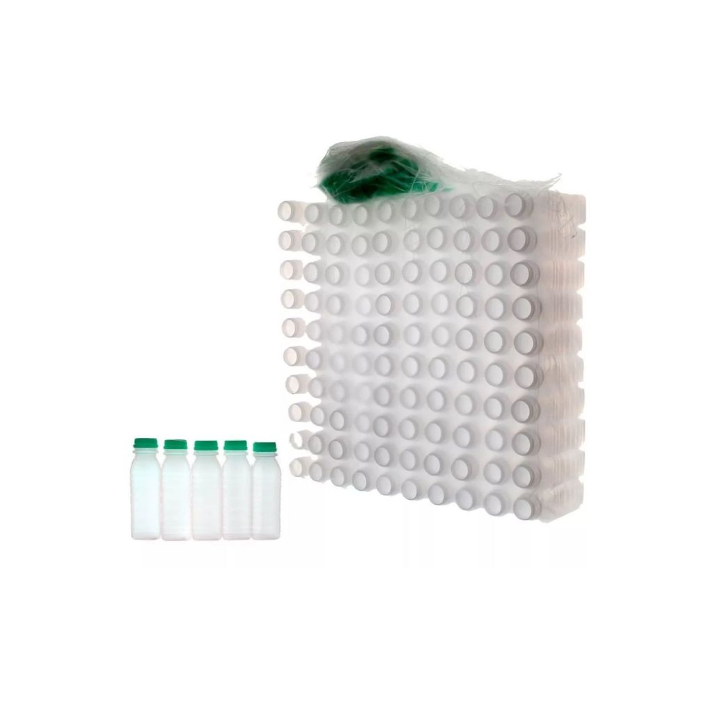 Garrafinha Garrafa Plástica Descartável 1 Litro/1000ML Para Sucos/Agua De Coco/Caldo De Cana 100 ...