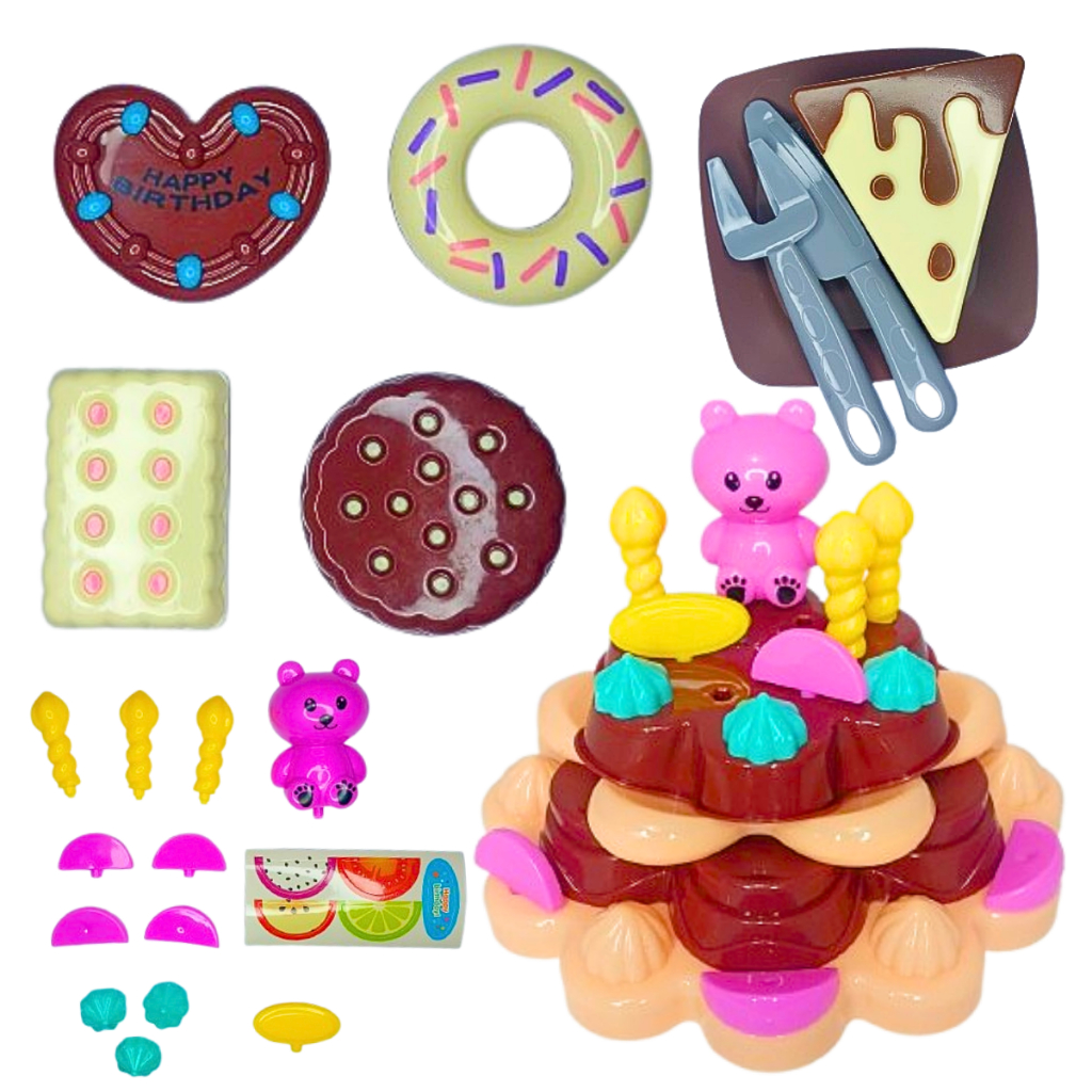 Kit Comida De Mentira Docinhos Cozinha Lanchinho Bolo | Shopee Brasil