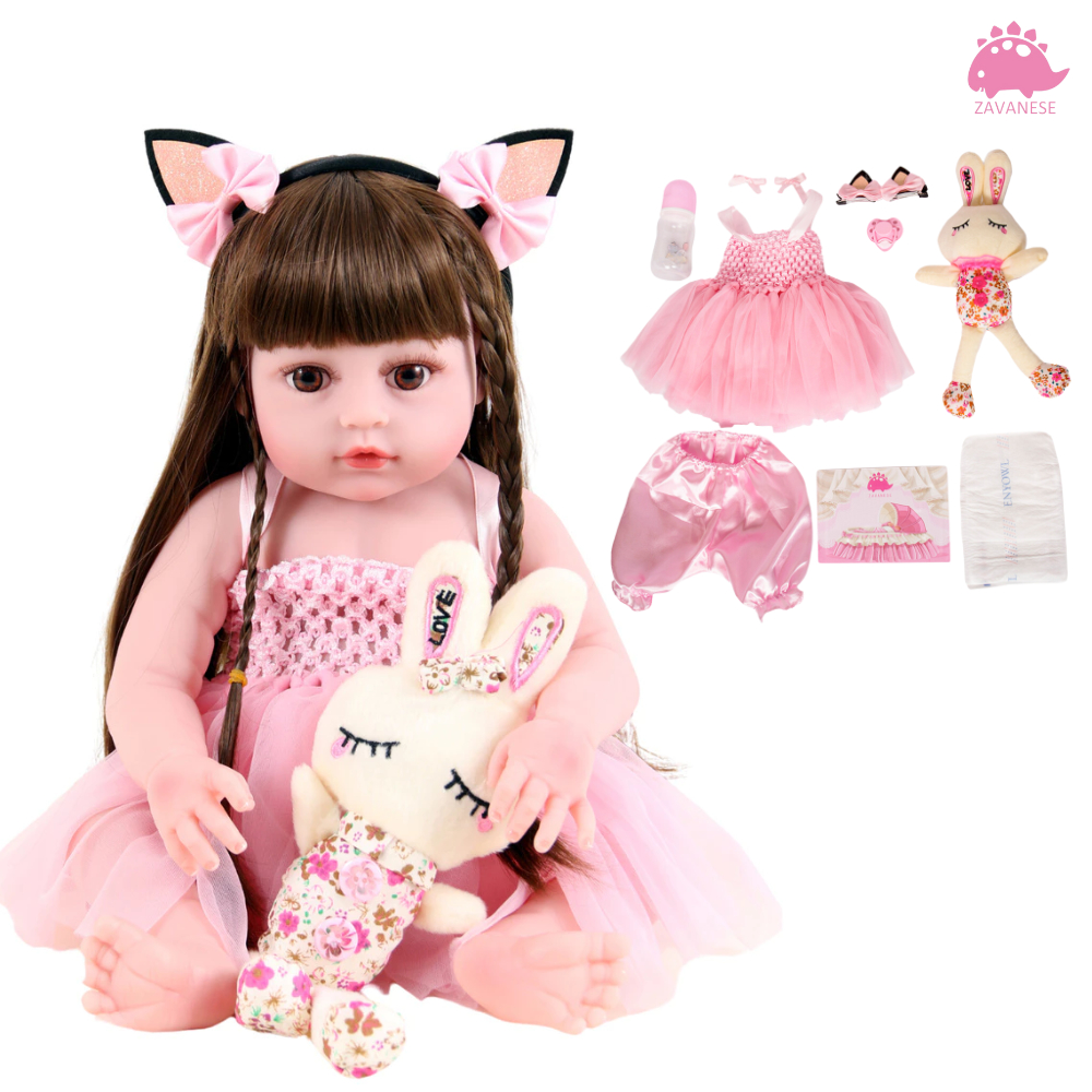 Boneca Realista de 55cm/22 polegadas Uma Companheira Encantadora e ...