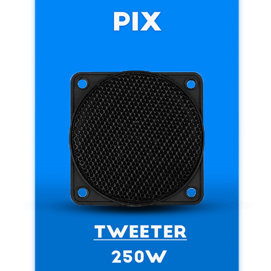 Mini Tweeter 250W RMS 8 Ohms - Frequências Altas para Som Automotivo e ...