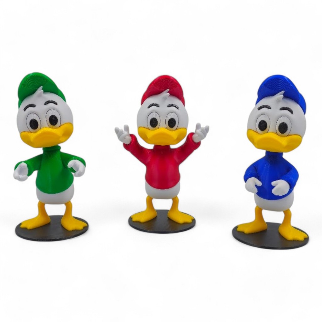 Sobrinhos Tio Patinhas Huguinho, Zezinho e Luisinho Action Figure ...