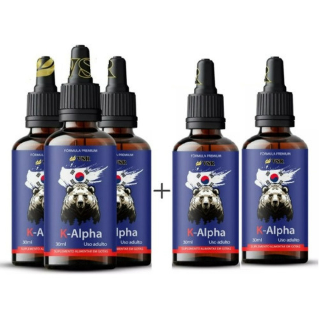 5x K-alpha Original 150ml Fórmula Concentrada K Alpha Oficial | Shopee ...