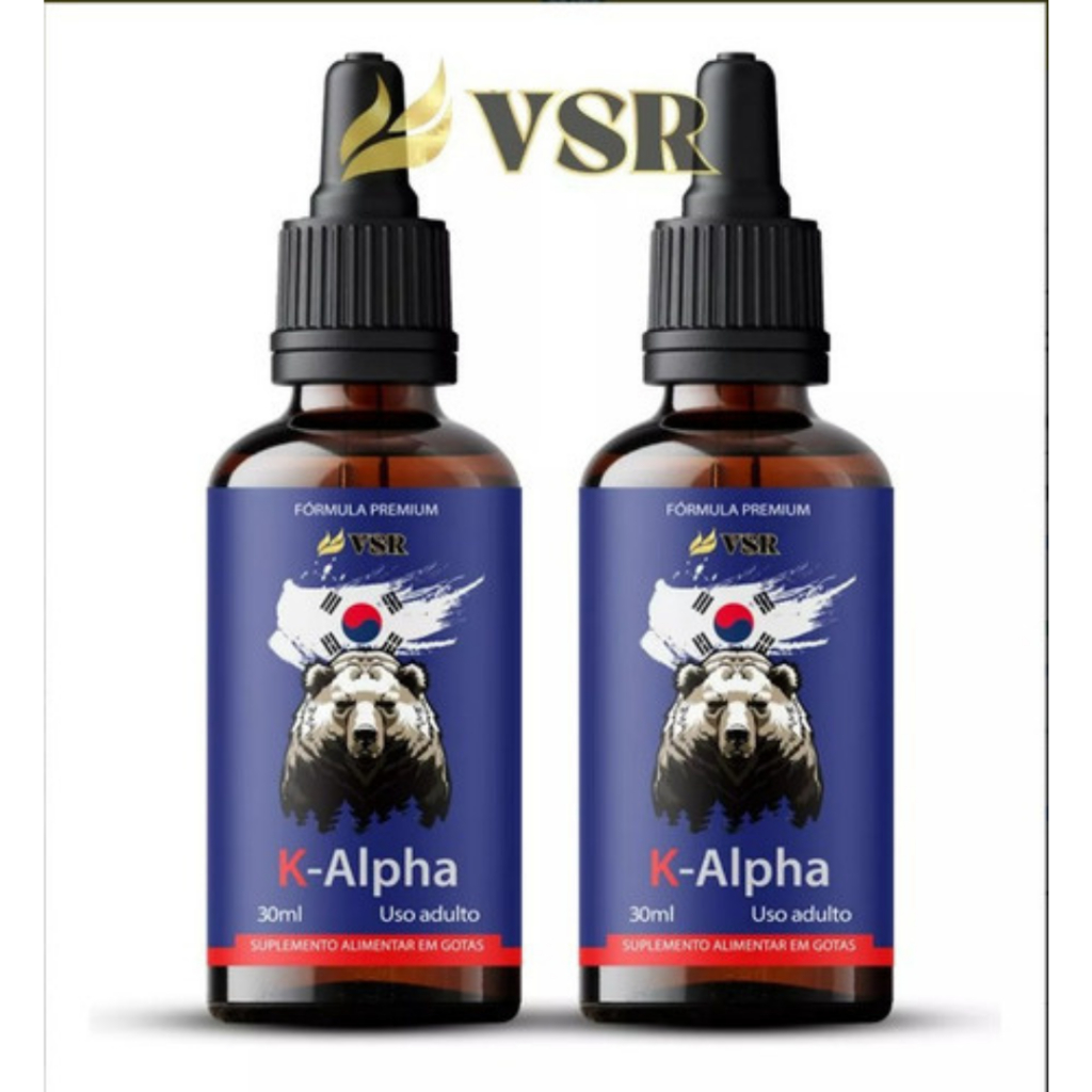 Kit 2 K-alpha Original 60ml Fórmula Concentrada K Alpha Oficial | Shopee Brasil