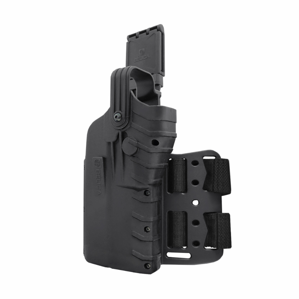 Coldre G5f Coxa P/ Lanterna E Red Dot G17 G19 G23 G3 Toro/ Bélica ...