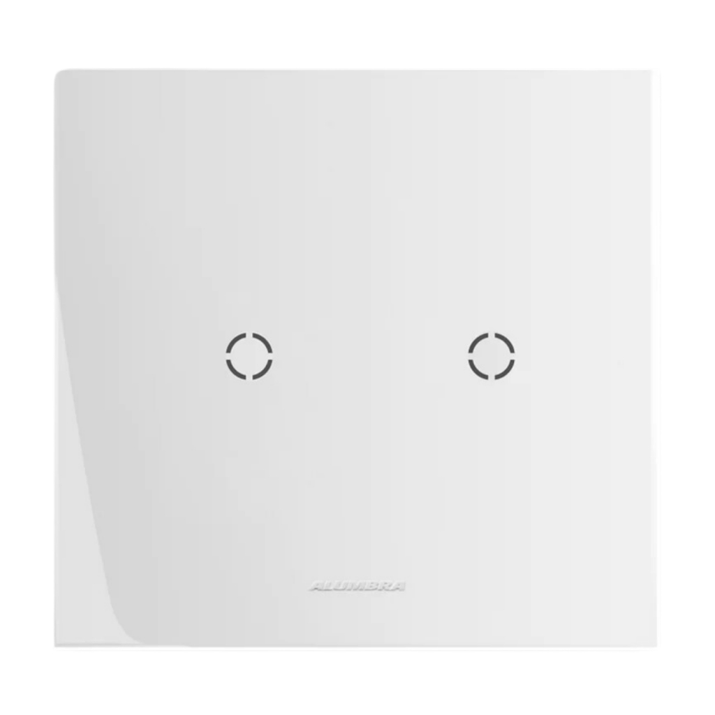 Placa Espelho de Luz Alumbra Inova Pro Branco 4x4 Cega Saída De Fio ...