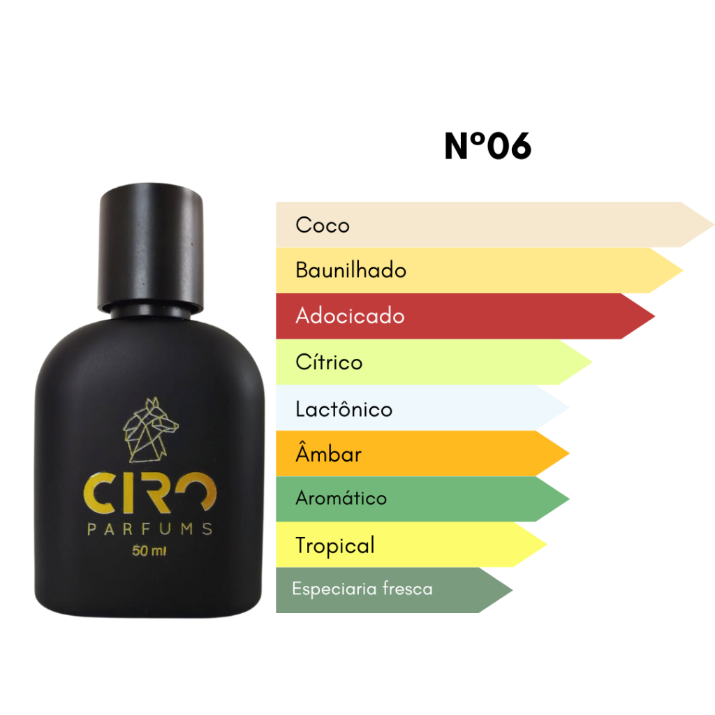 Perfume Ciro 06 – Inspirado em LB.: intensidade do oceano (50 mL ...