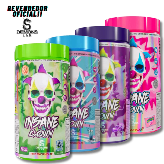 Insane Clown Pre Workout 350g Pré Treino - Demons Lab Com Sabores Novos ...