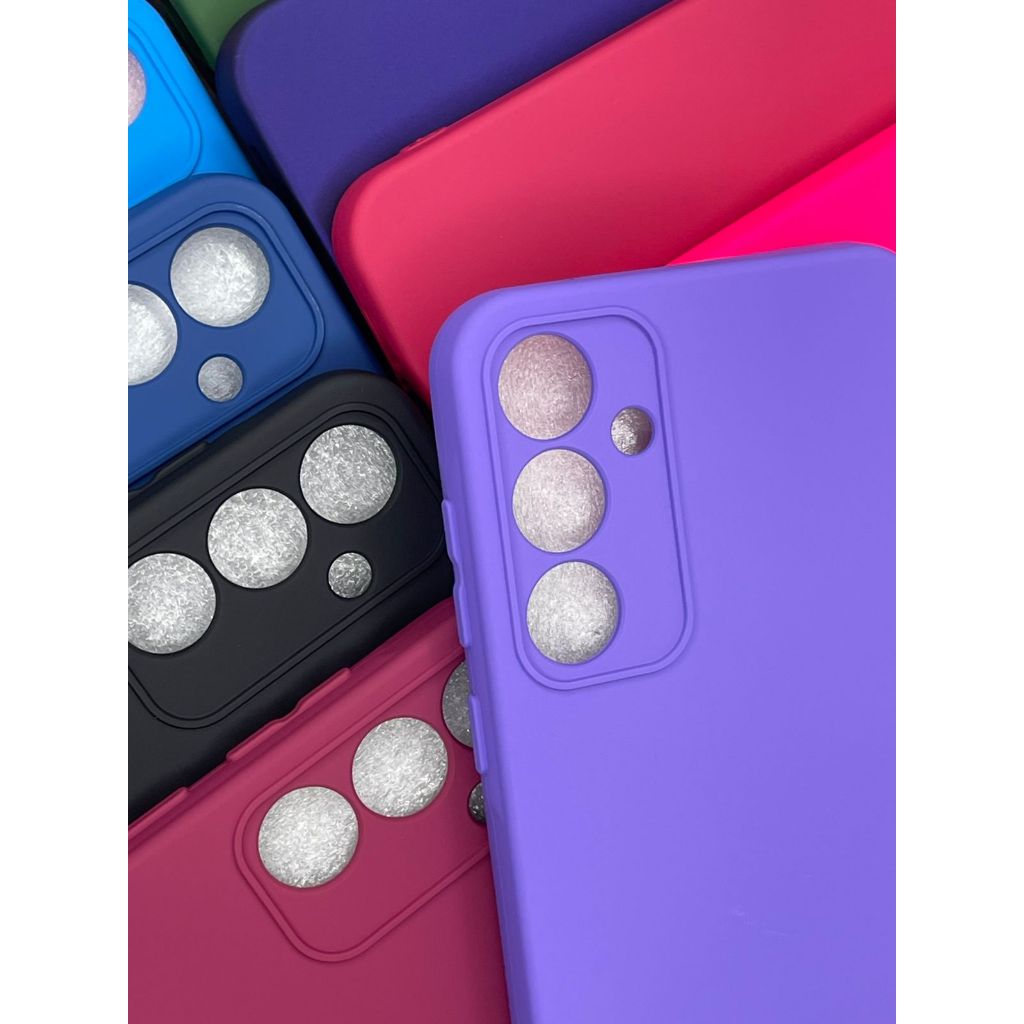 Capa Capinha Case Silicone Aveludado Samsung A55 | Shopee Brasil