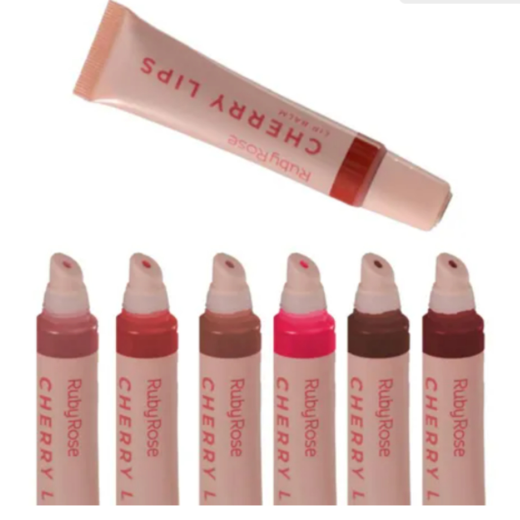 LIP BALM LABIAL CHERRY RUBY ROSE-L6503 | Shopee Brasil
