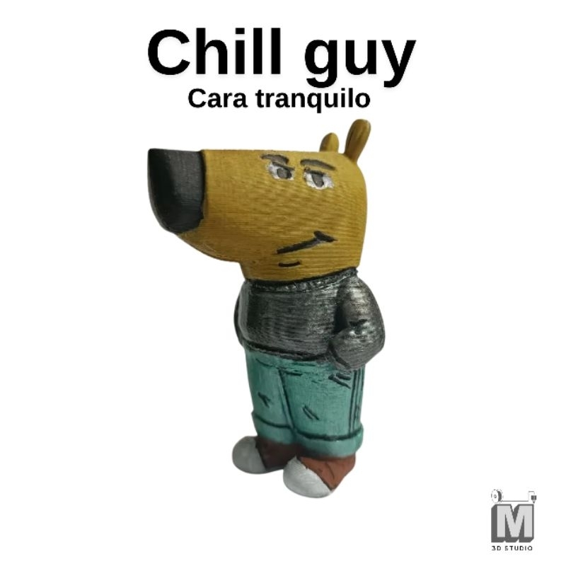 Boneco Chill Guy - Cara tranquilo | Shopee Brasil