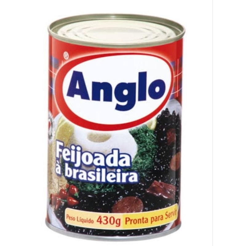 kit com 3 latas de feijoada brasileira de 430g anglo pronta pra servir. | Shopee Brasil
