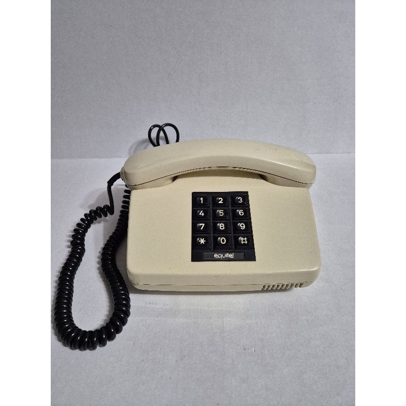 telefone antigo de teclado equitel C2809 | Shopee Brasil