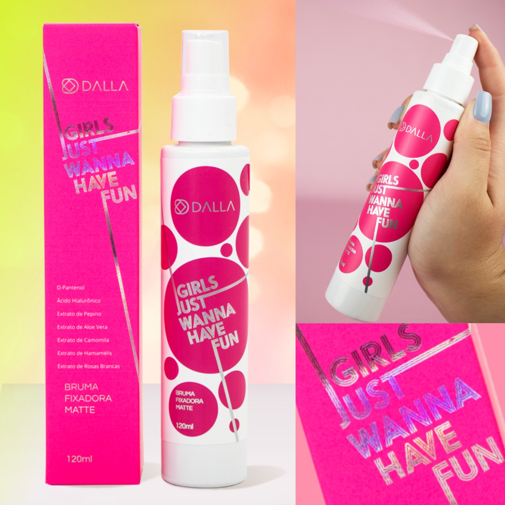 Bruma Fixadora Matte Girls Just Wanna Have Fun 120ml | Shopee Brasil