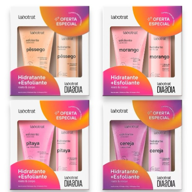 Kit Labotrat Dia a Dia Esfoliante 150g + Hidratante 190ml | Shopee Brasil