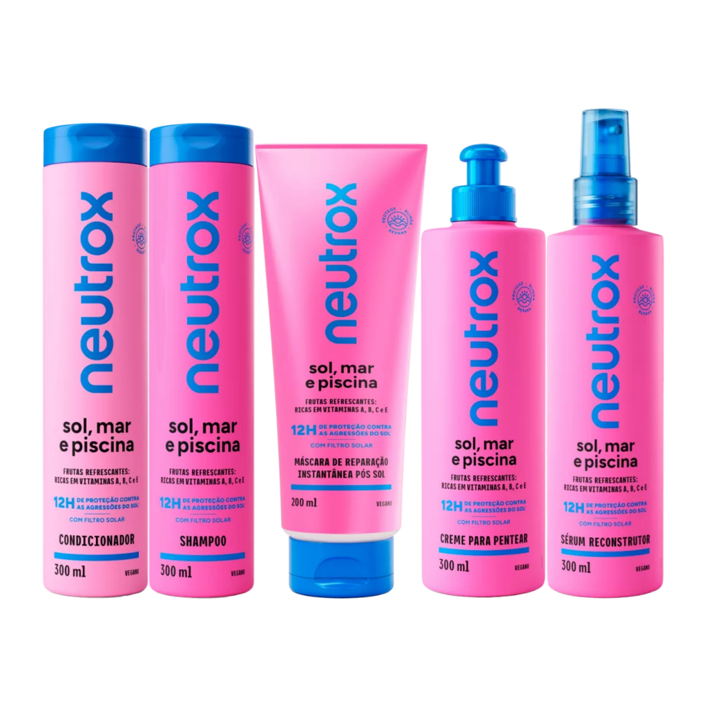 Kit Neutrox Sol Mar e Piscina | Shopee Brasil